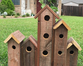 Rustic birdhouse | Etsy
