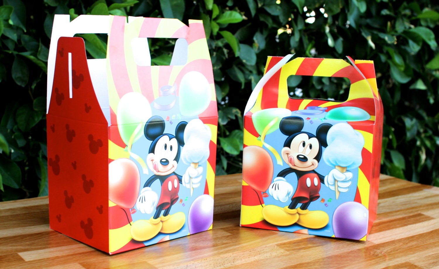 Mickey Mouse Party Treat Box Favor Box by LovelyPartyStudio