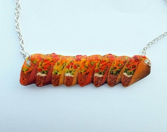 Taco necklace | Etsy
