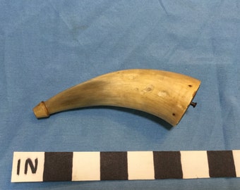 Antique powder horn | Etsy