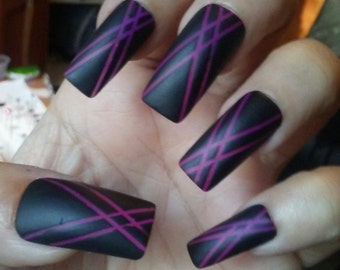 Extra long nails | Etsy