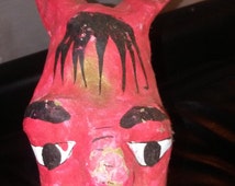 Unique paper mache devil related items | Etsy