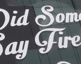 Fireball decal | Etsy