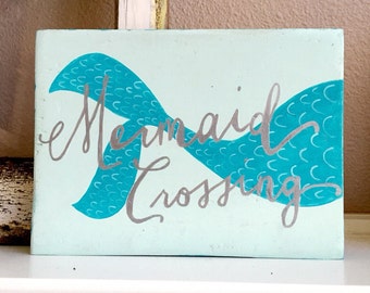 Mermaid crossing | Etsy