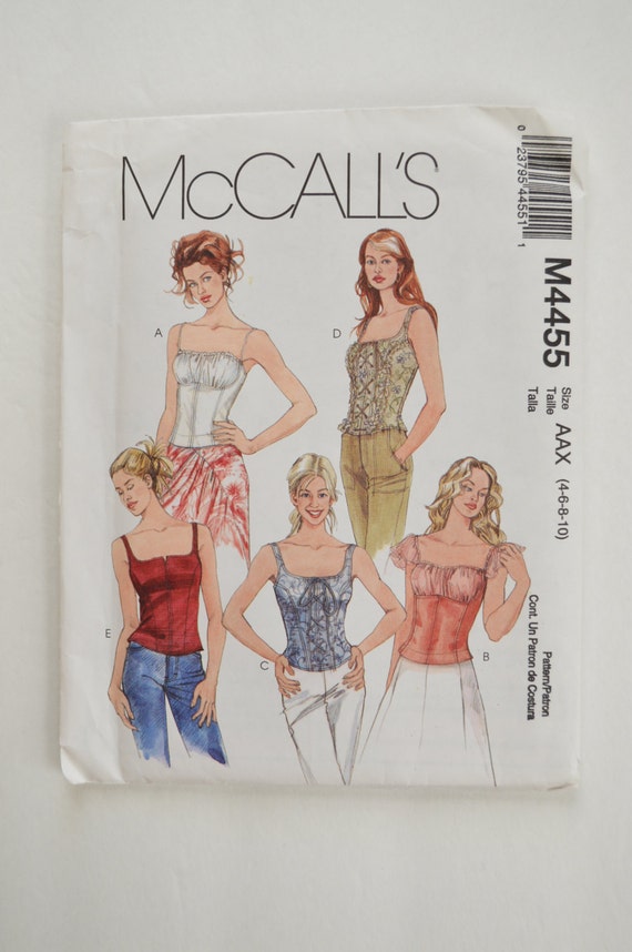 2000s UNCUT McCall's Sewing Pattern M4455 Formal Evening