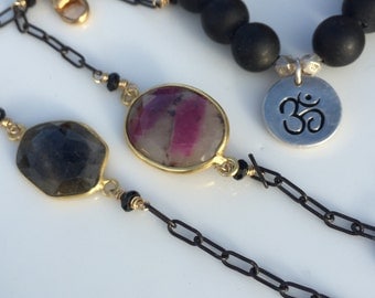 Bezel set ruby | Etsy