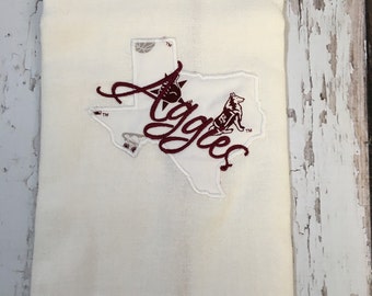 Aggies embroidery | Etsy
