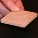 Unfinished Wood Square 2 inches by 2 inches and 1/4 inch