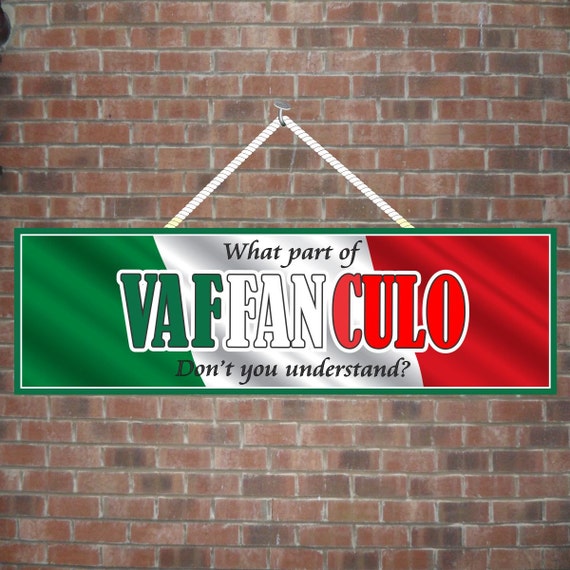 What Part of Vaffanculo Don't You Understand Italian Funny