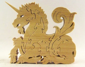 Unicorn puzzle | Etsy