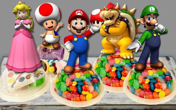 Super Mario Brothers Party Favors Candy Containers