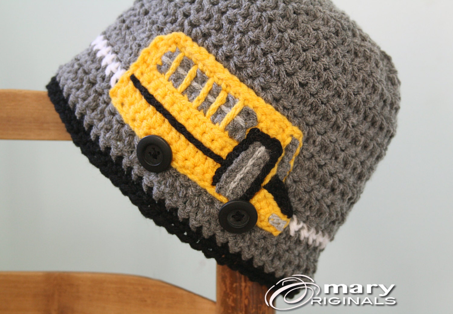 School Bus Hat Bus Hat Crochet Bus Crochet Beanie Boys