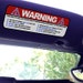 Visor stickers Set Large Funny Safety Instructions for
