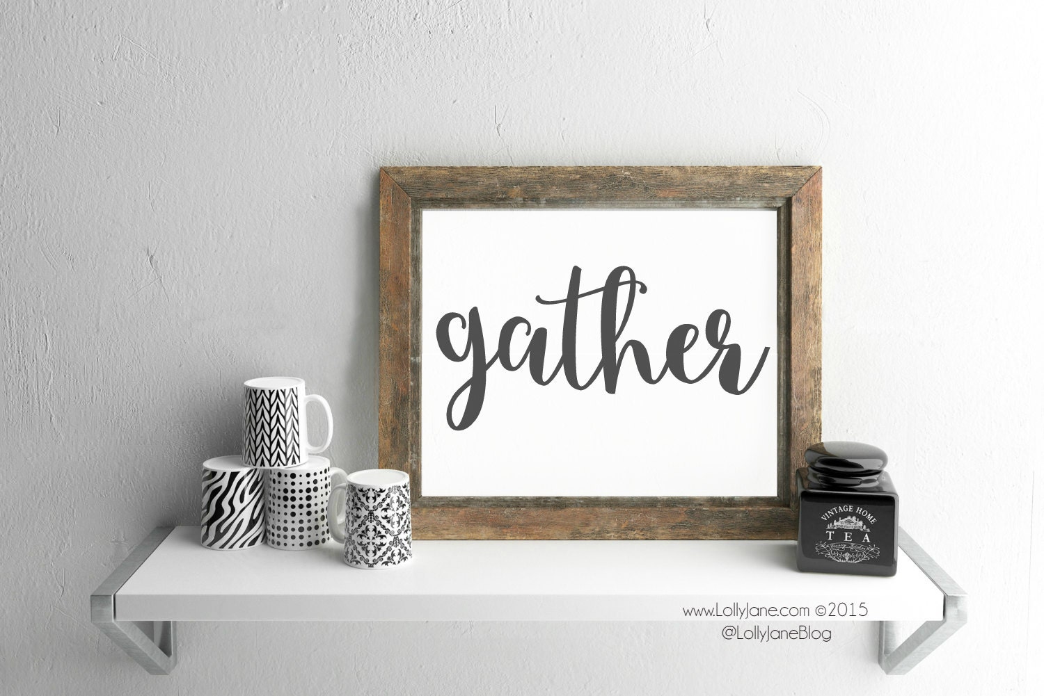gather printable INSTANT DOWNLOAD digital printable art