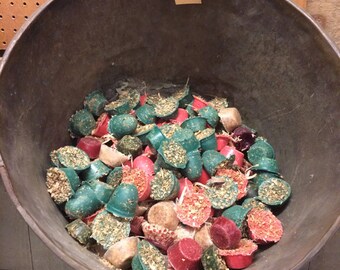 Items similar to 24 rustic wax fire starters on Etsy