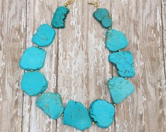 Chunky turquoise | Etsy
