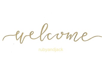 Welcome script | Etsy