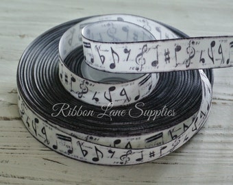 Music note ribbon | Etsy