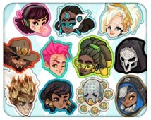 Unique overwatch sticker related items | Etsy