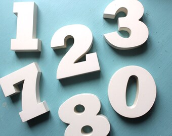 Plastic house number | Etsy