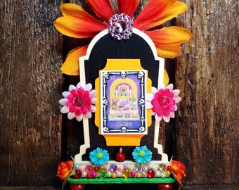 Day of the Dead / Dia de los Muertos Handcrafted Art by XSpresura