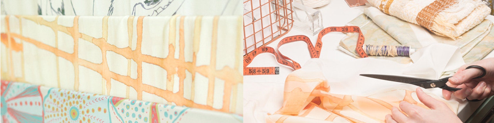 Hand Printed Textiles and Goods by GrandifloraTextiles on Etsy