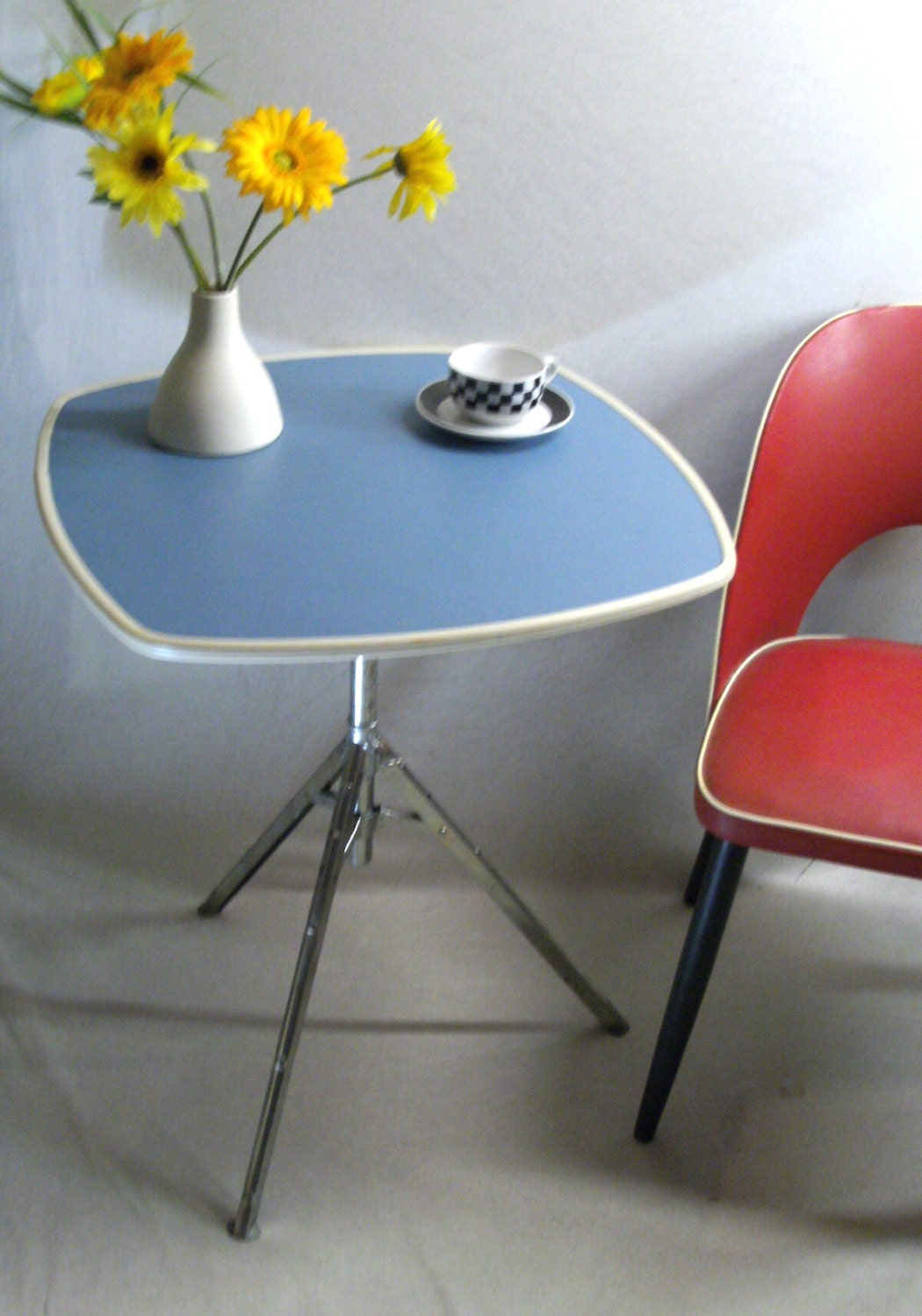50s, 60s, Tripod COFFEE Table, Garden Table, Camping Table, Space Age ...