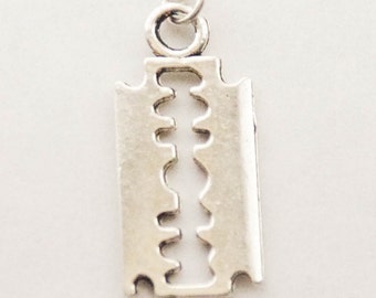 Razor blade necklace | Etsy
