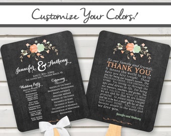 Unique chalkboard program related items | Etsy