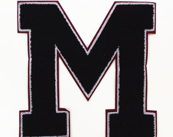 Letter m applique | Etsy