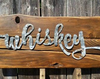 Whiskey sign | Etsy