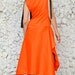 Orange Funky Dress / Summer Dress / Extravagant Dress