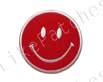 Smiley face patch | Etsy