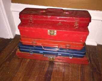 Unique metal tool box related items | Etsy