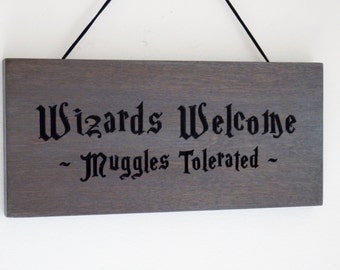 Welcome muggles | Etsy