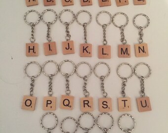 Letter keyring | Etsy