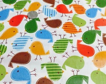 Unique bird fabric related items | Etsy