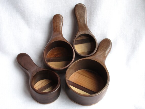 wood measuring cups by BardenWoodworking on Etsy wood measuring cups by BardenWoodworking on Etsy