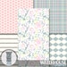 Digital Scrapbook Paper Pack INSTANT DIGITAL DOWNLOAD Pastel