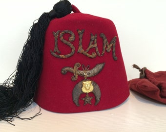 Shriners fez hat | Etsy
