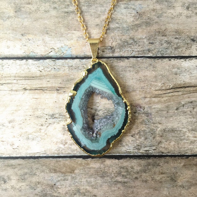 Agate Slices Geodes and Amethyst by TheHollowGeode on Etsy