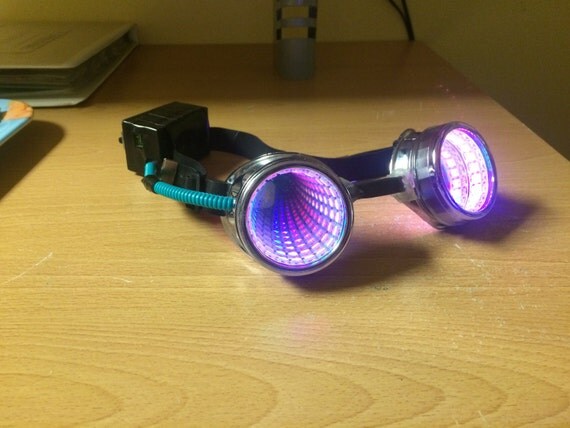 LED infinity Goggles Custom goggle colors by YigiterMadLaboratory
