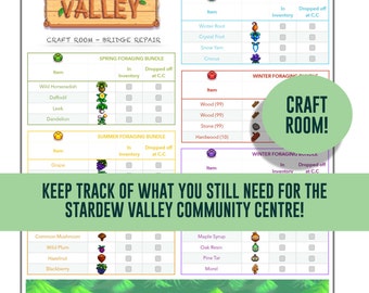 Stardew Valley checklist Pantry bundle community center