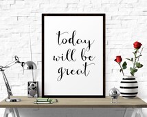 Unique today is a great day related items | Etsy