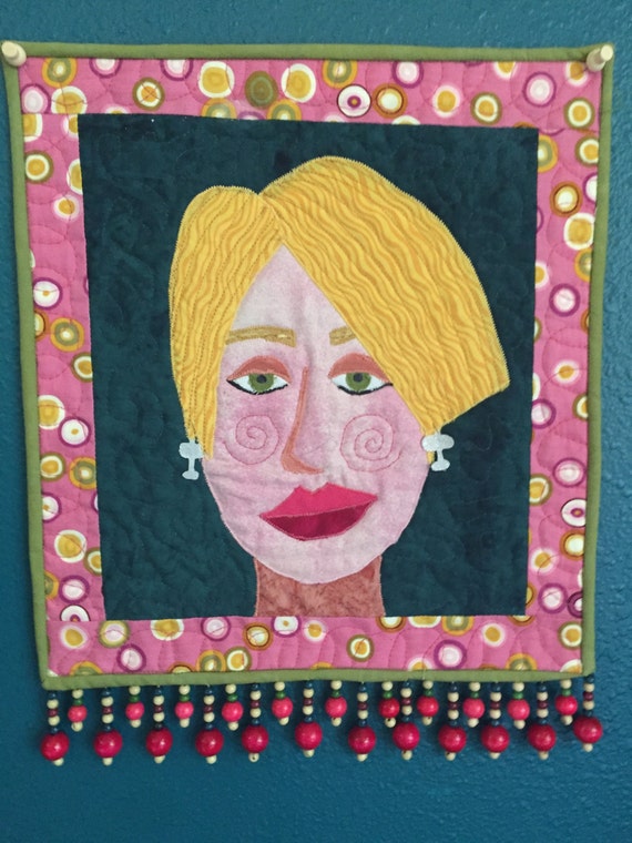 Art quilt portrait art quilt