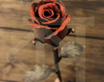 Metal rose | Etsy