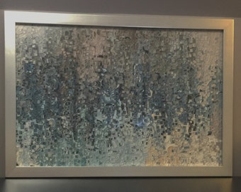 Items similar to Rustic teal picture frame on Etsy