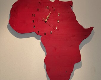 African wall clock | Etsy