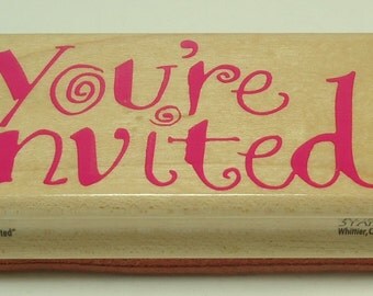 Youre invited stamp | Etsy
