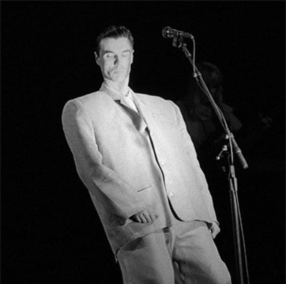 David Byrne of Talking Heads 1983